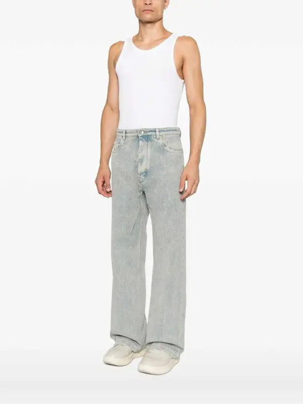 Rick Owens Honeycomb-textured Jeans