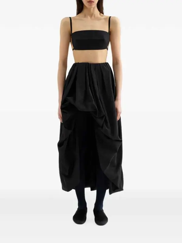 JIL SANDER Silk Faille Top