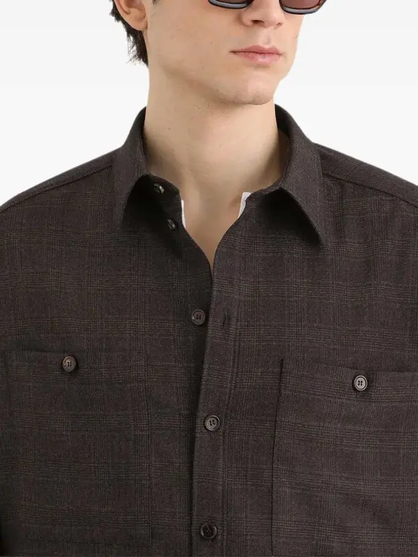 Dolce & Gabbana Glen Plaid Shirt
