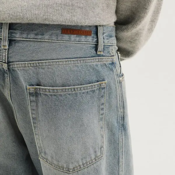 1989 STUDIO Malin Denim Pants With Patches - Blue