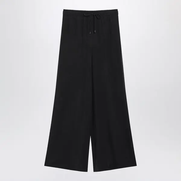 Max Mara Wide-leg Silk Trousers - Blue