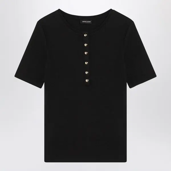 ANINE BING Short-sleeved T-shirt - Black