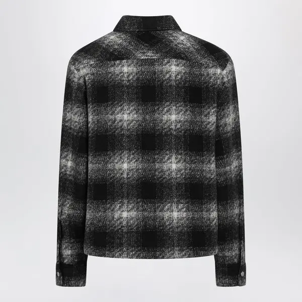 Moncler Check-pattern Wool-blend Jacket