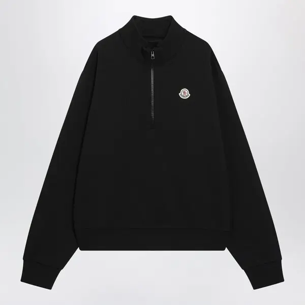 Moncler Half-zip Sweatshirt - Black