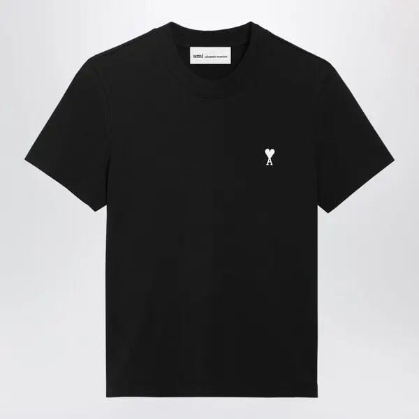 AMI Paris De Coeur T-shirt - Black
