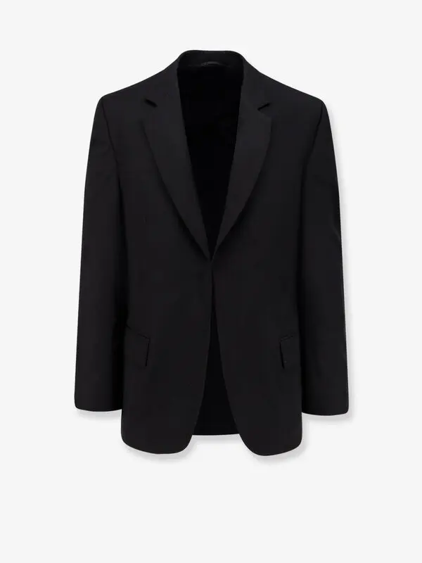 Balenciaga Wool Blazer With Modal Insert