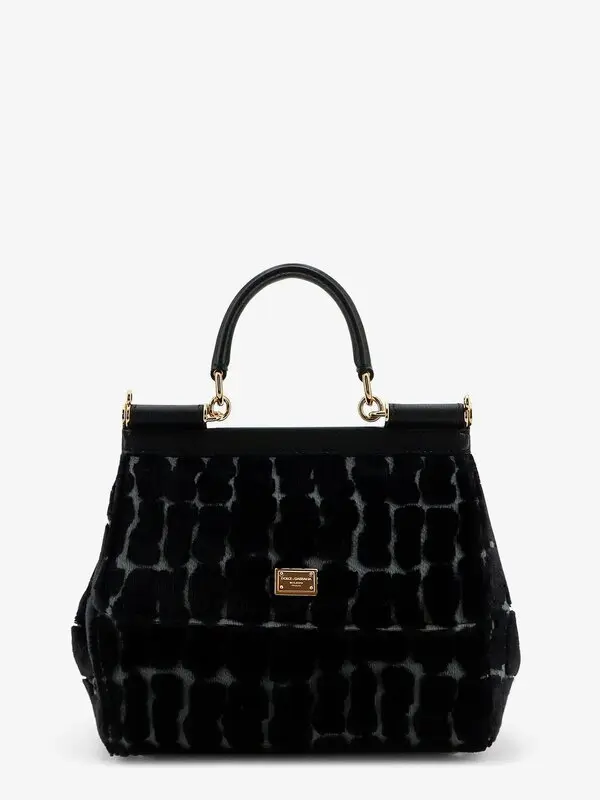 Dolce & Gabbana Sicily Velvet Handbag