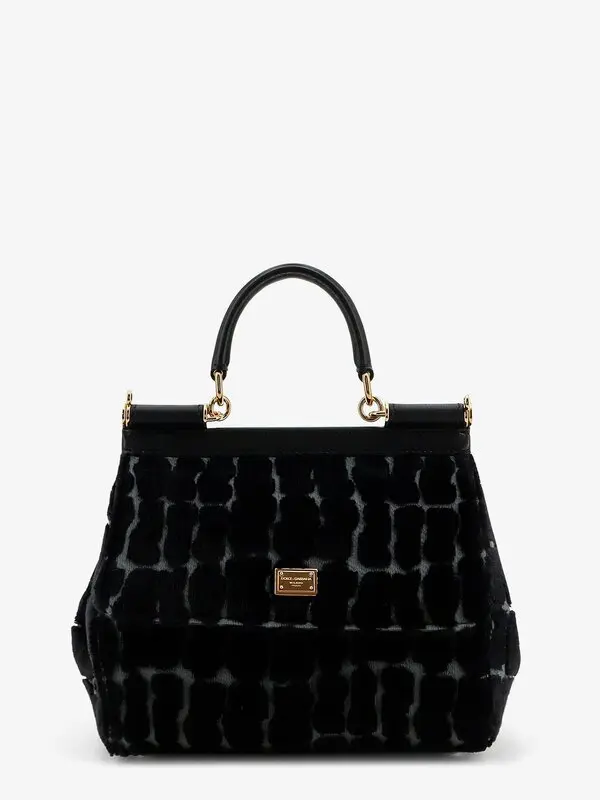 Dolce & Gabbana Sicily Velvet Handbag - Multicolor