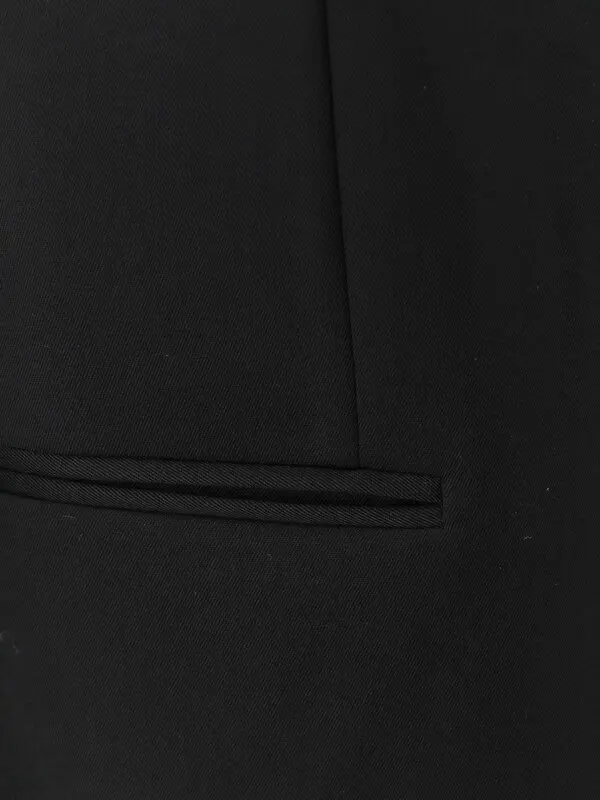 Giorgio Armani Soho Line Super 160s Virgin Wool Suit - Black