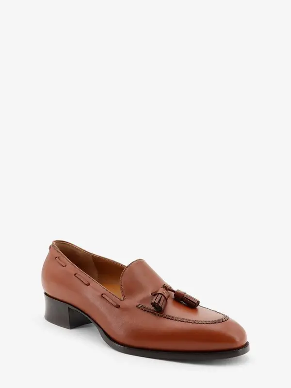 Loro Piana Serge Tassel Leather Loafers - Multicolor