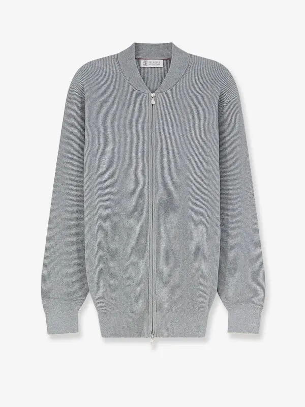 Brunello Cucinelli Ribbed Cotton Cardigan