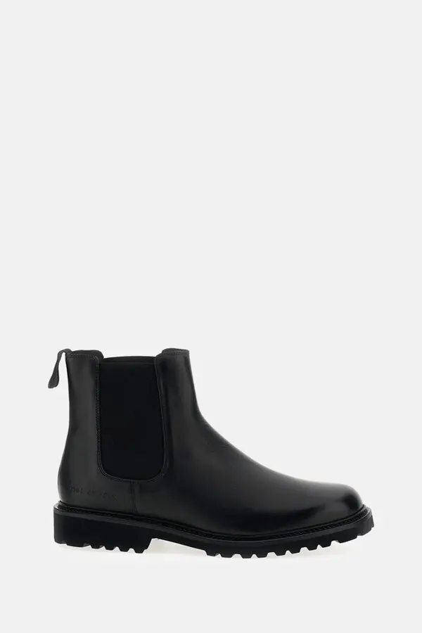 COMMON PROJECTS Stivaletti Chelsea In Pelle - Nero