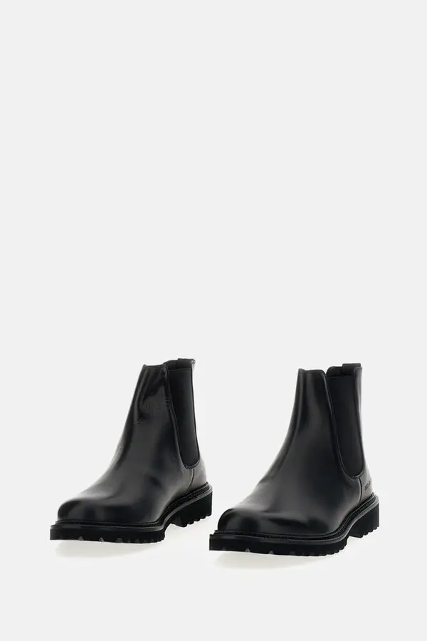 COMMON PROJECTS Stivaletti Chelsea In Pelle - Nero