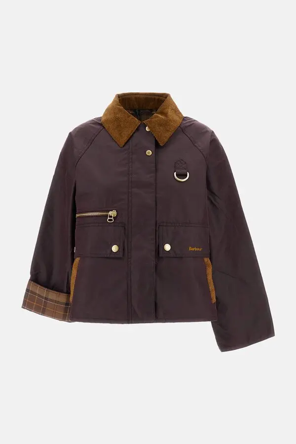 Barbour Giacca Cerata Cottingham - Viola