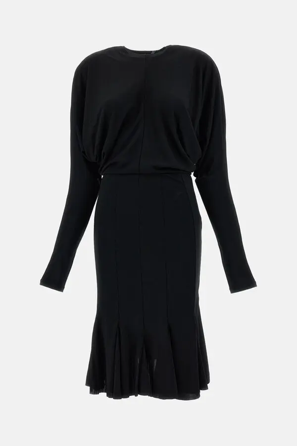 Jacquemus Abito Midi La Robe Losange - Black