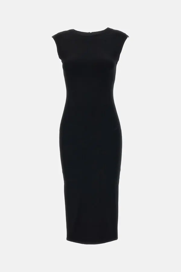 Jacquemus Abito La Robe Alba Midi - Black