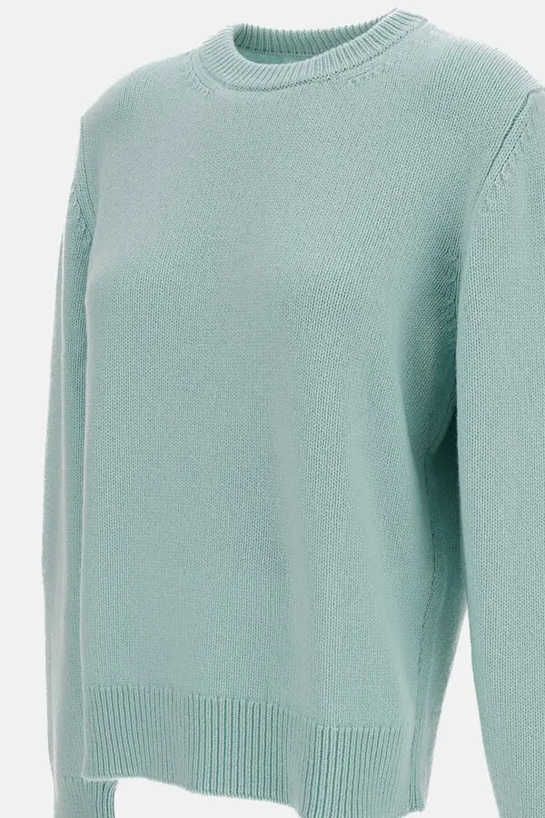 BARRIE Maglia Scottish Flower - Azzurro