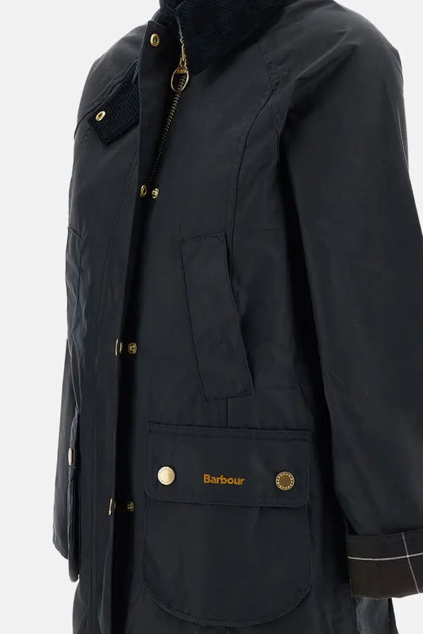 Barbour Giacca Modern Beadnell Wax - Blue