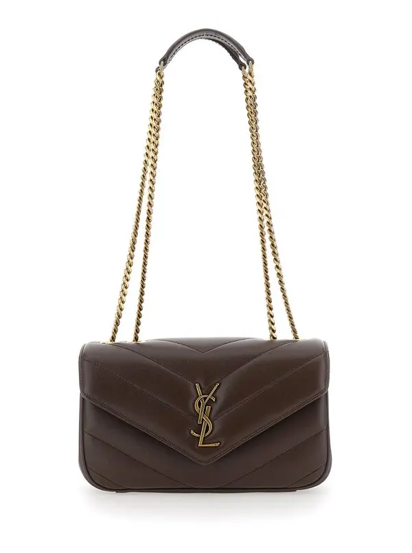 Saint Laurent Small Loulou Chain Bag 7 Daytona Lamb Matelasse - Multicolor