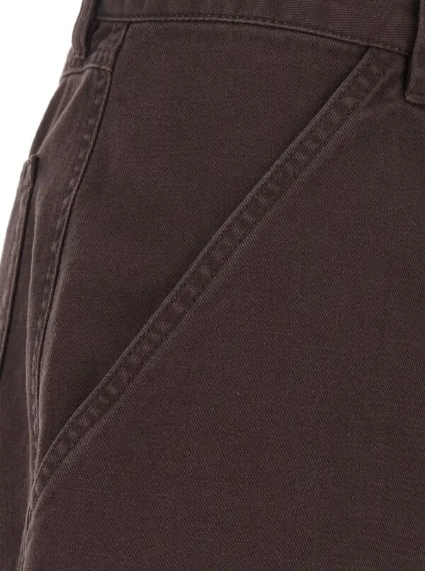 GOLDEN GOOSE Pants Journey W's Workwear Pant In Brown Twill For - Multicolor