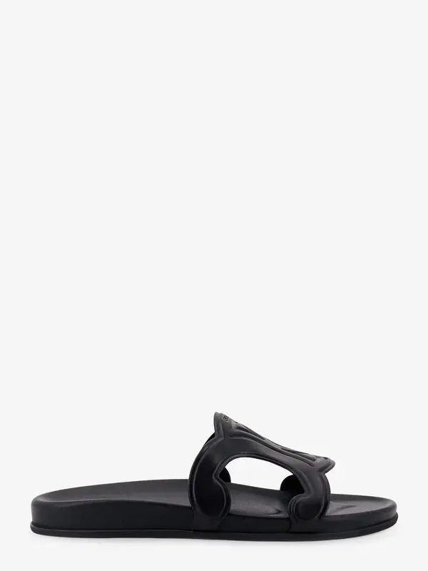 Celine Triomphe Leather Sandals