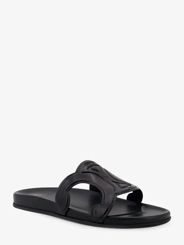 Celine Triomphe Leather Sandals