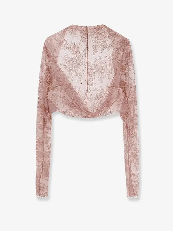 Alberta Ferretti Lace Shrug