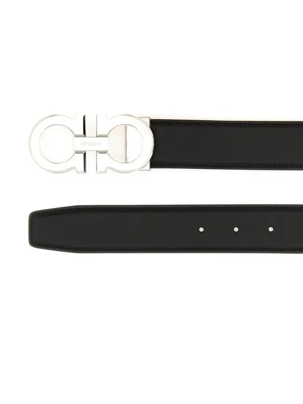 FERRAGAMO Cintura Gancini In Pelle