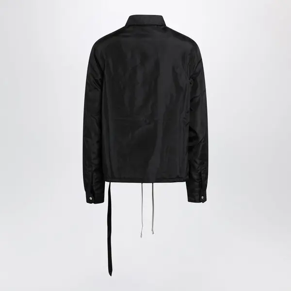 Rick Owens Padded Jacket With Hidden Front Zip In Nylon
