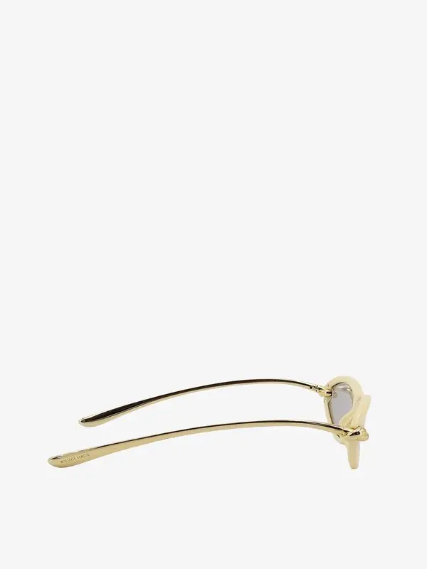 Bottega Veneta Knot Cat-eye Sunglasses - Cream