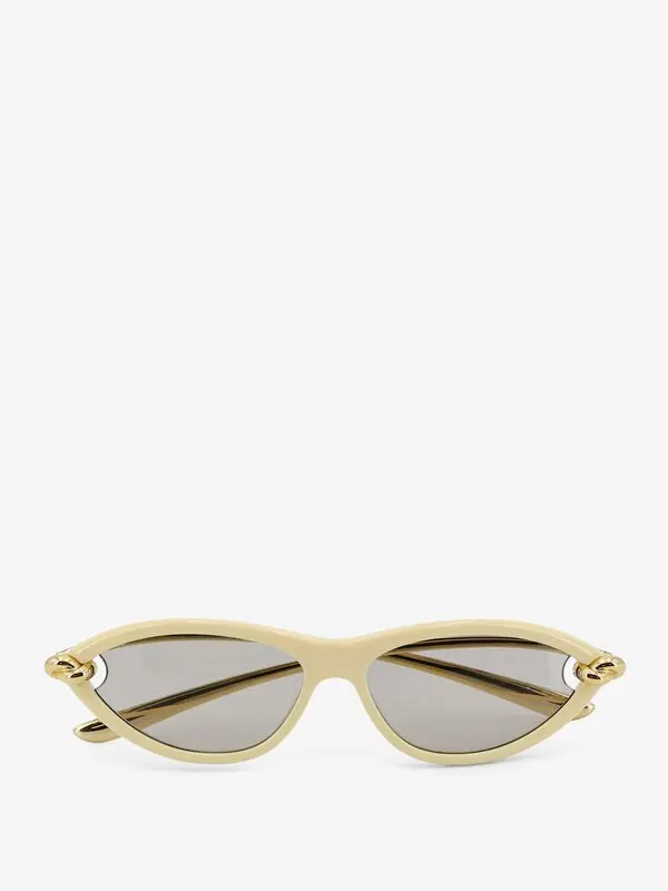 Bottega Veneta Knot Cat-eye Sunglasses - Cream