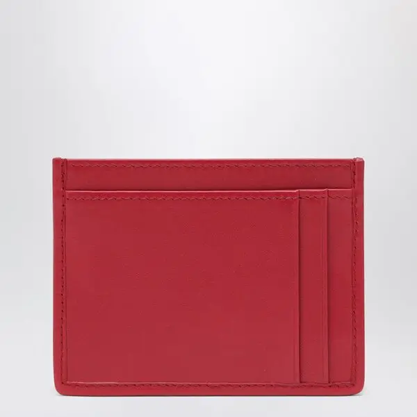 Miu Miu Matelasse Nappa Card Holder - Red