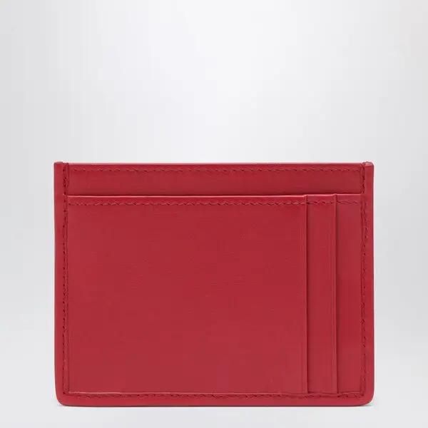 Miu Miu Matelasse Nappa Card Holder - Red