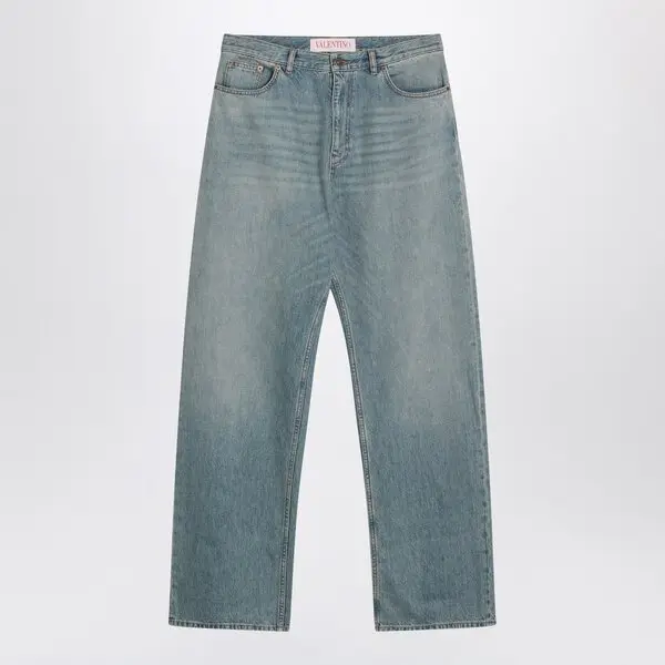 Valentino Garavani Light Jeans With Washed Effect