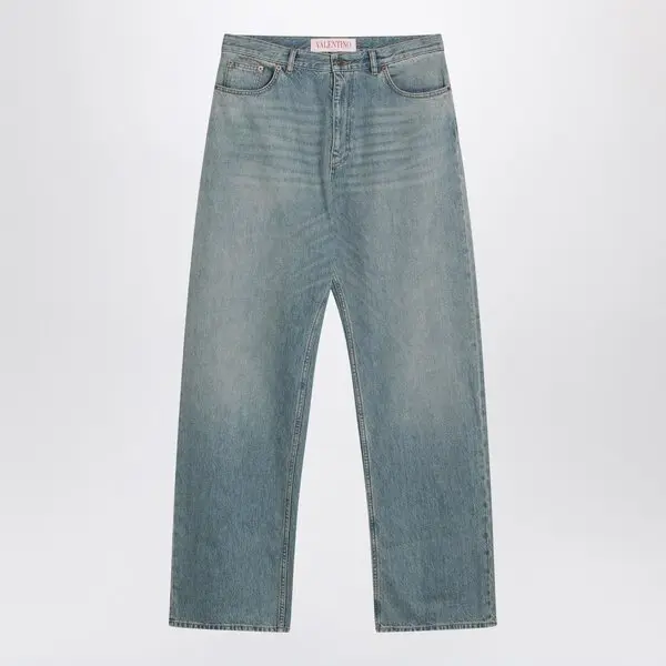 Valentino Garavani Light Jeans With Washed Effect - Blue