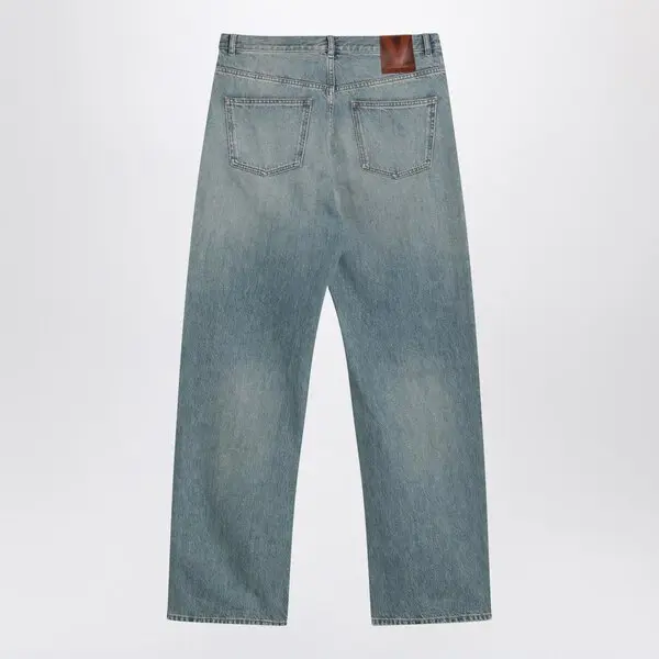 Valentino Garavani Light Jeans With Washed Effect - Blue