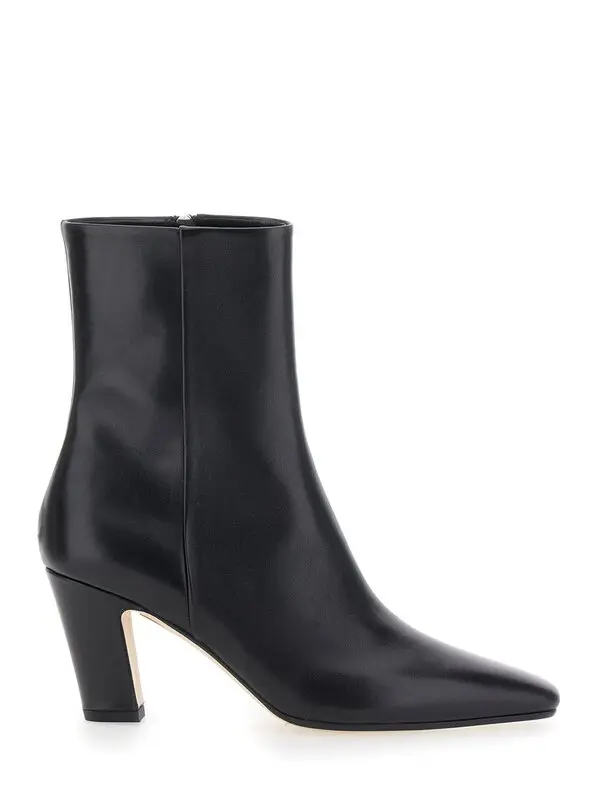 AeydĒ Black Calfskin Maris Ankle Boots