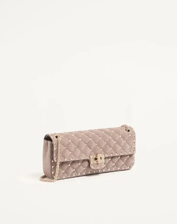 Valentino Garavani Rockstud Spike Medium Suede Shoulder Bag