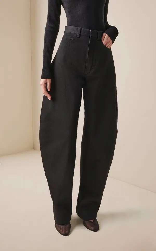Alaïa Round Denim Pants