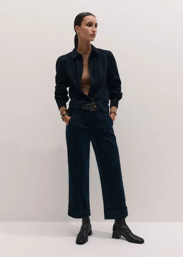 ME+EM Straight Crop Pant