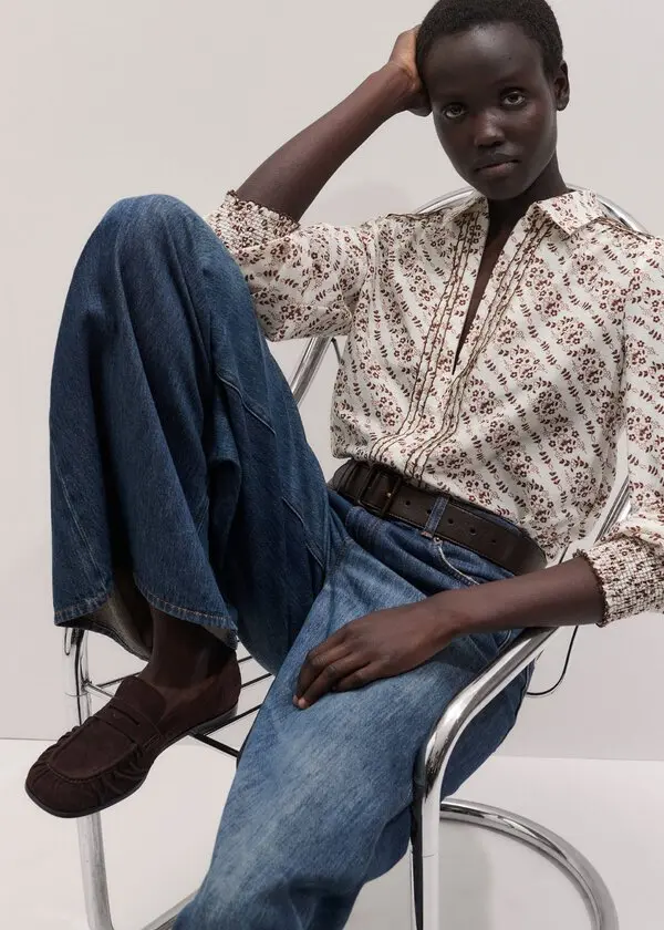 ME+EM Soft Ruched Loafer