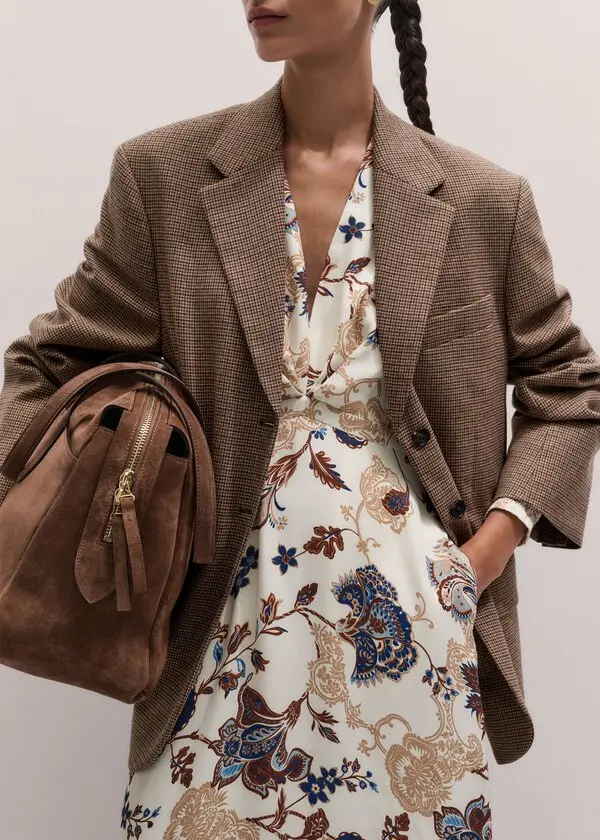 ME+EM Grand Paisley Print Maxi Dress