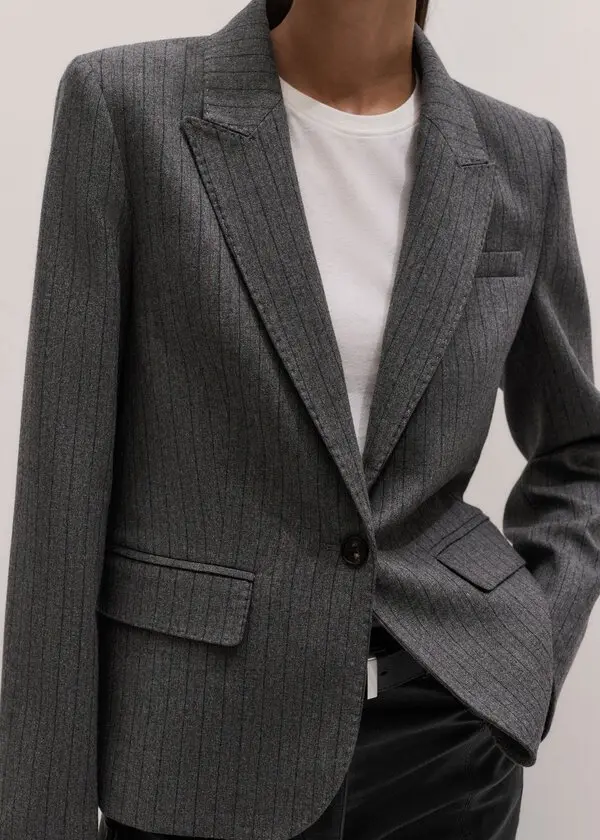 ME+EM Short Sharp Shoulder Blazer