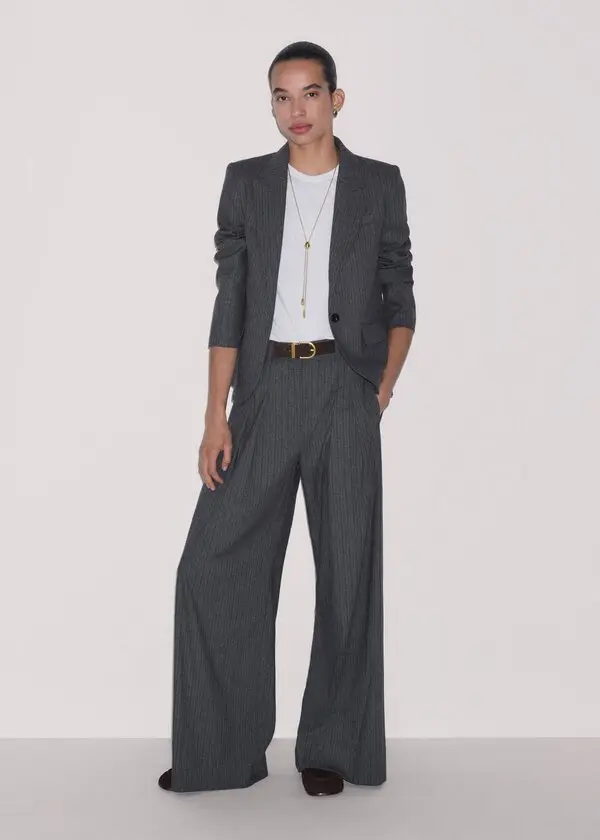 ME+EM Short Sharp Shoulder Blazer