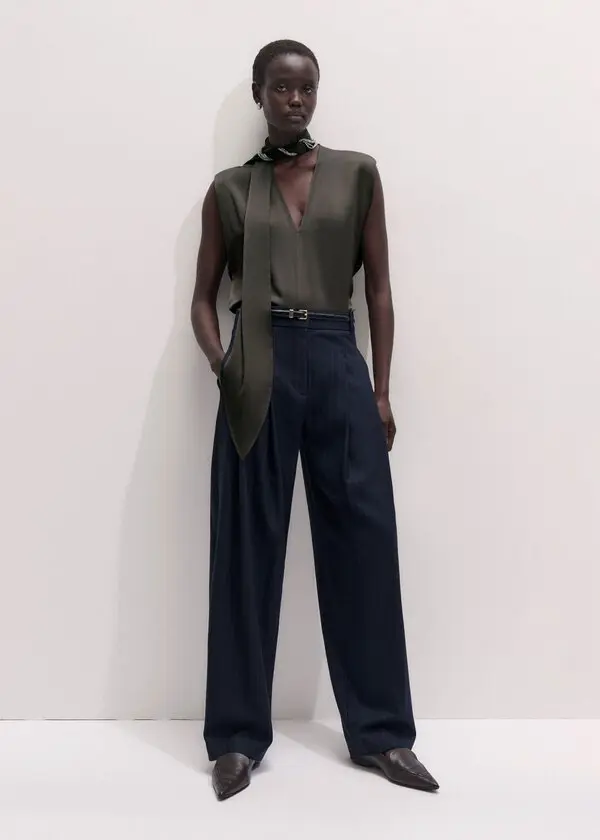 ME+EM Pleat Taper Pant