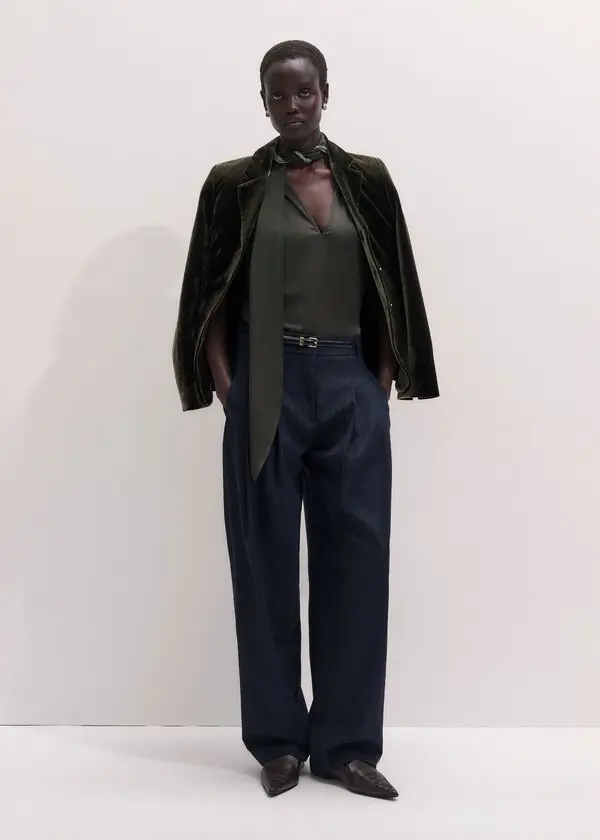 ME+EM Pleat Taper Pant