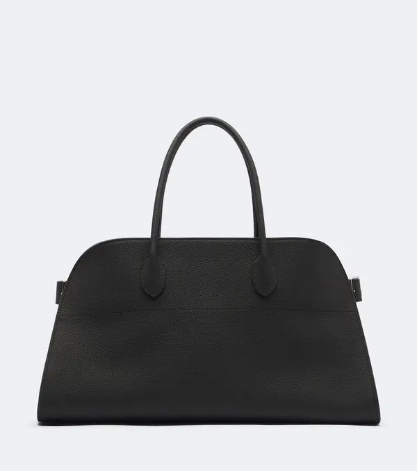 THE ROW E/w Margaux Large Leather Tote Bag - Brown