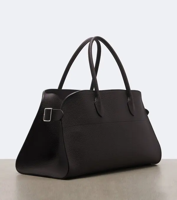 THE ROW E/w Margaux Large Leather Tote Bag