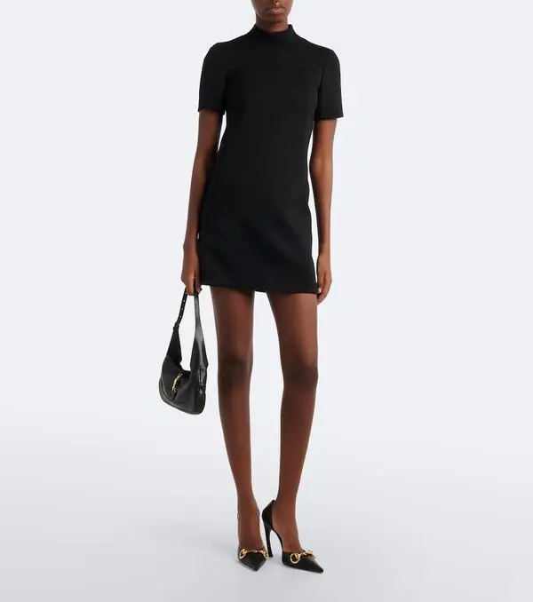 Gucci Wool Mockneck Minidress