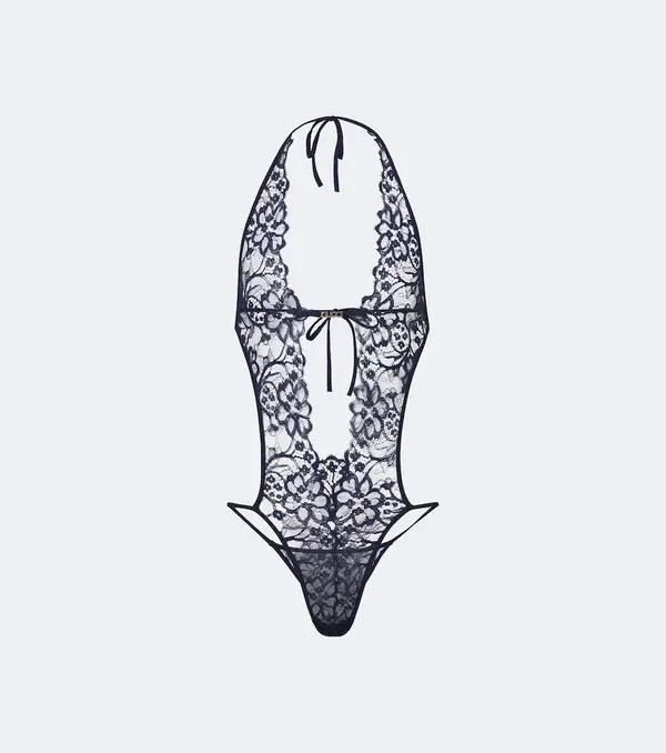 Gucci Lace Cutout Bodysuit